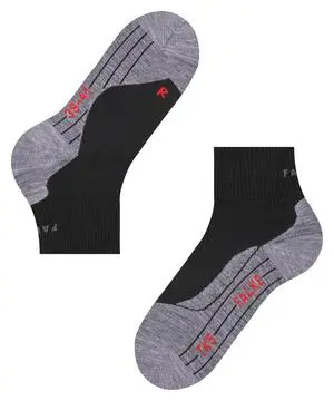 Falke Tk5 Wander Short Trekking Socks - Black