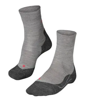 Falke Ru4 Endurance Wool Running Socks - Grey