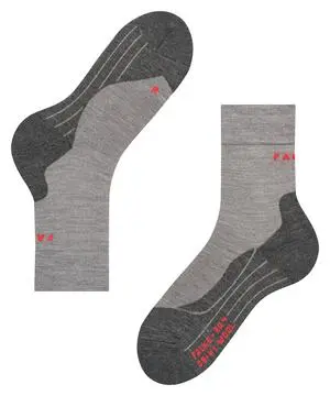 Falke Ru4 Endurance Wool Running Socks - Grey
