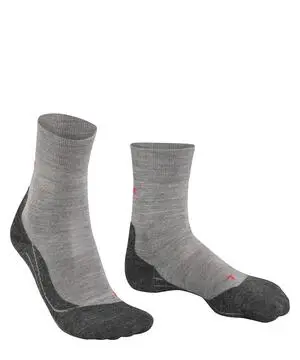 Falke Ru4 Endurance Wool Running Socks - Grey