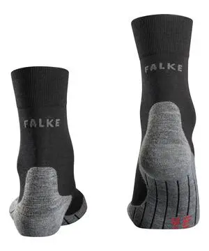 Falke Ru4 Endurance Wool Running Socks - Black