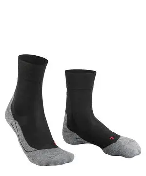 Falke Ru4 Endurance Wool Running Socks - Black