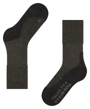 Falke Tk1 Adventure Wool Trekking Socks - Grey