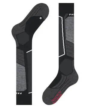 Falke Sk2 Intermediate Vegan Skiing Socks - Black