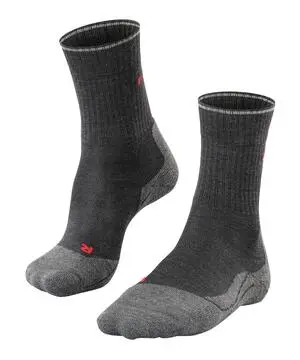 Falke Tk2 Wool Silk Trekking Crew Socks - Grey