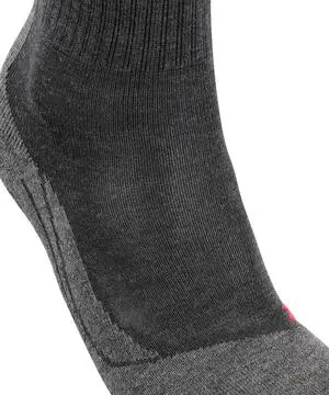 Falke Tk2 Wool Silk Trekking Crew Socks - Grey