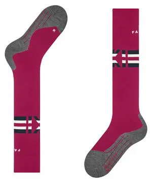 Falke Sk4 Advanced Skiing Socks - Red