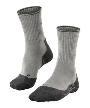 Falke Tk2 Explore Wool Silk Trekking Socks - Grey