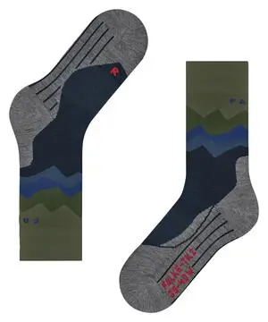 Falke Tk2 Explore Trekking Socks With Merino Wool Blend - Blue