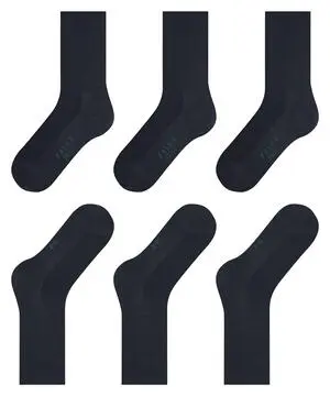 Falke Family 3-pack Crew Socks - Blue