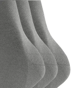 Falke Family 3-pack Crew Socks - Grey
