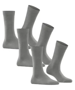Falke Family 3-pack Crew Socks - Grey