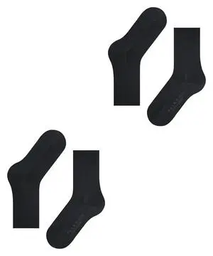 Falke Softmerino 2-pack Crew Socks - Grey