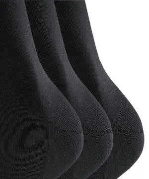 Falke Family 3-pack Crew Socks - Black