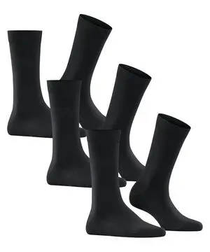 Falke Family 3-pack Crew Socks - Black