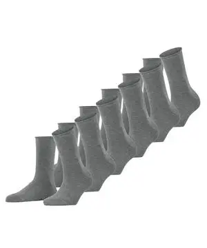 Falke Pack Of Six Crew Socks - Grey