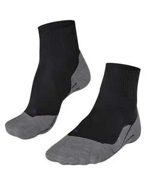 Falke Tk5 Wander Cool Short Trekking Socks - Black