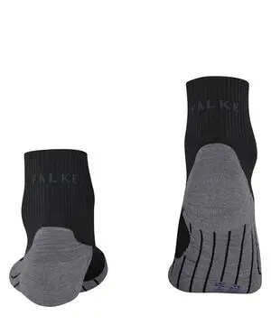 Falke Tk5 Wander Cool Short Trekking Socks - Black