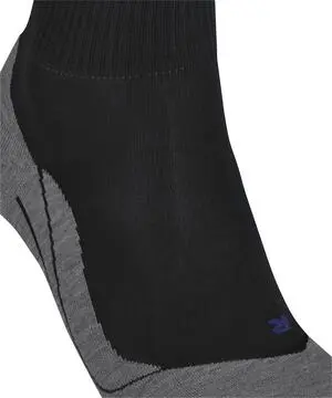 Falke Tk5 Wander Cool Short Trekking Socks - Black