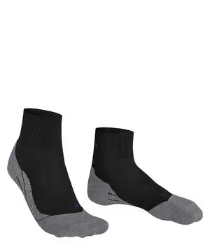 Falke Tk5 Wander Cool Short Trekking Socks - Black