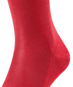 Falke Tiago Knee-high Cotton Dress Socks - Red