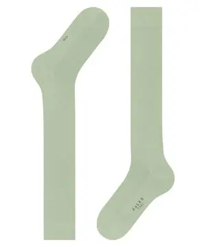 Falke Tiago Knee-high Socks In Fil D'écosse Cotton - Green