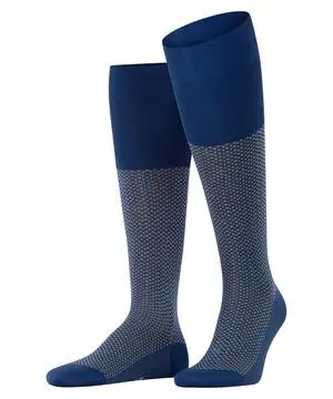 Falke Knee High Patterned Socks - Blue