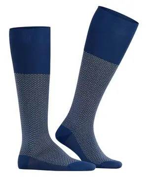 Falke Knee High Patterned Socks - Blue