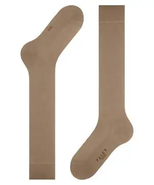Falke Tiago Knee-high Socks In Fil D'écosse Cotton - Brown