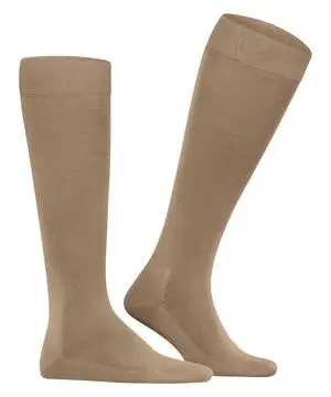 Falke Tiago Knee-high Socks In Fil D'écosse Cotton - Brown