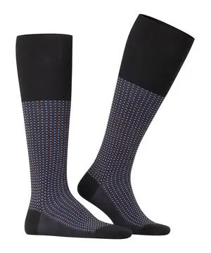Falke Knee High Socks With Geometric Pattern