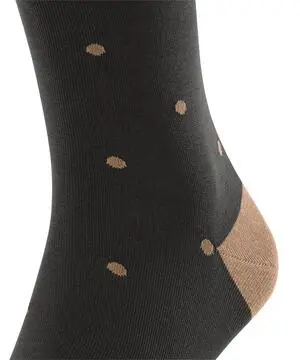 Falke Polka Dot Knee-high Socks - Brown