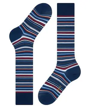 Falke Knee-high Striped Socks - Blue