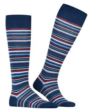 Falke Knee-high Striped Socks - Blue