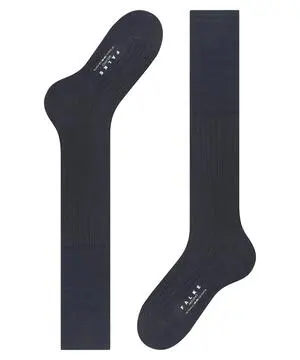 Falke Milano Ribbed Knee High Socks - Blue