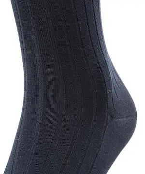 Falke Milano Ribbed Knee High Socks - Blue