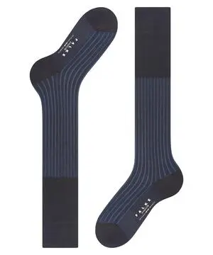 Falke Shadow Knee High Dress Socks - Blue