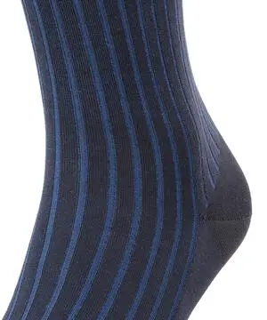 Falke Shadow Knee High Dress Socks - Blue