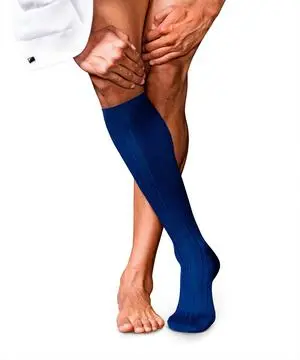 Falke No. 2 Finest Cashmere Knee High Socks - Blue