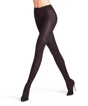 Falke Cross Knit Tights - Red