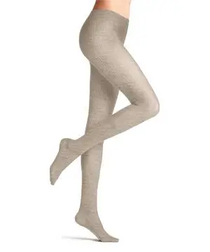 Falke Family Rib Tights - Beige