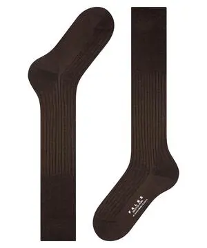 Falke Bristol Pure Merino Wool Ribbed Knee-high Socks