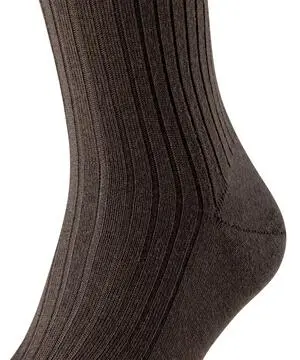 Falke Bristol Pure Merino Wool Ribbed Knee-high Socks