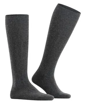 Falke Lhasa Rib Knee-high Socks - Grey