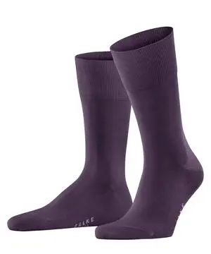 Falke Tiago Ribbed Cotton Dress Socks - Blue