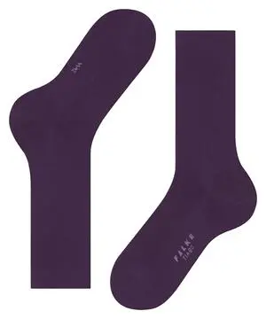 Falke Tiago Ribbed Cotton Dress Socks - Blue