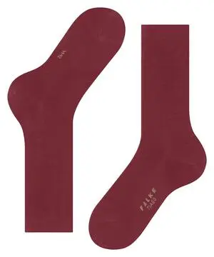 Falke Tiago Cotton Dress Socks - Red