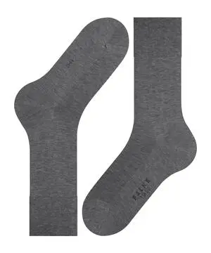Falke Tiago Cotton Dress Socks - Grey