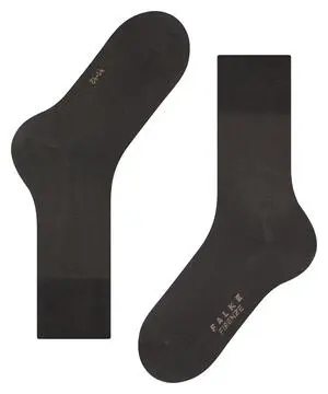 Falke Firenze Mercerised Cotton Socks - Brown