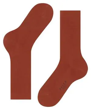 Falke Tiago Cotton Dress Socks - Orange